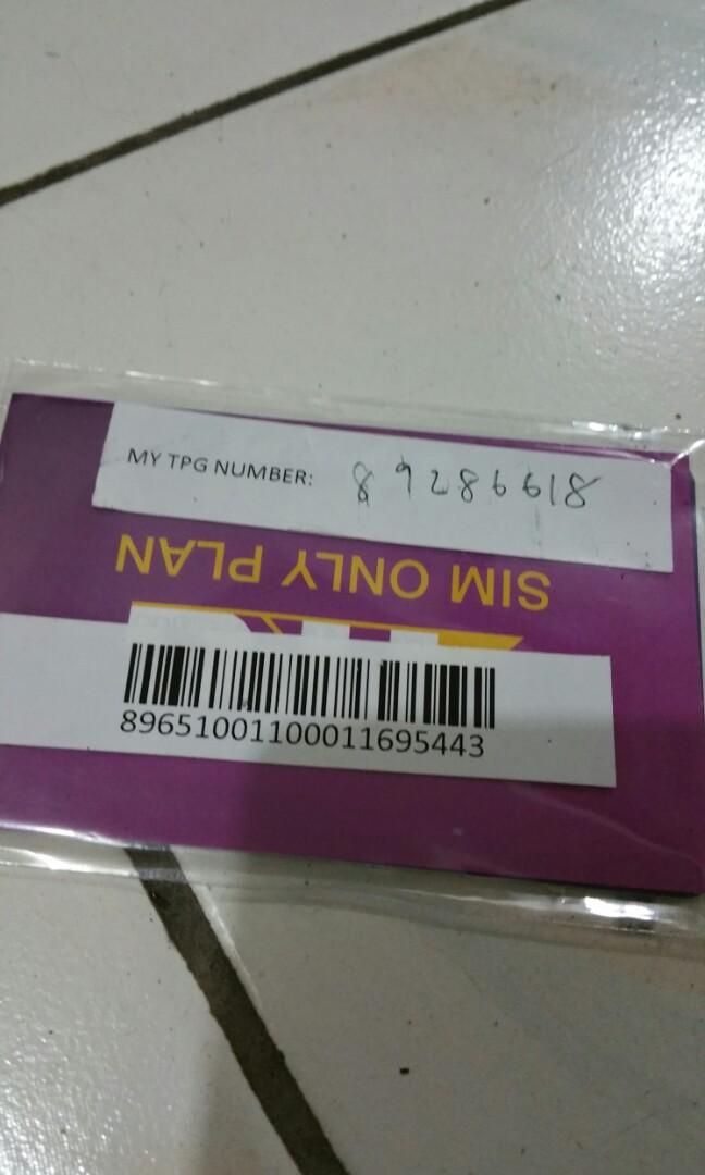 SIM Card TPG Cash money $17.00, Mobile Phones & Gadgets, Mobile ...