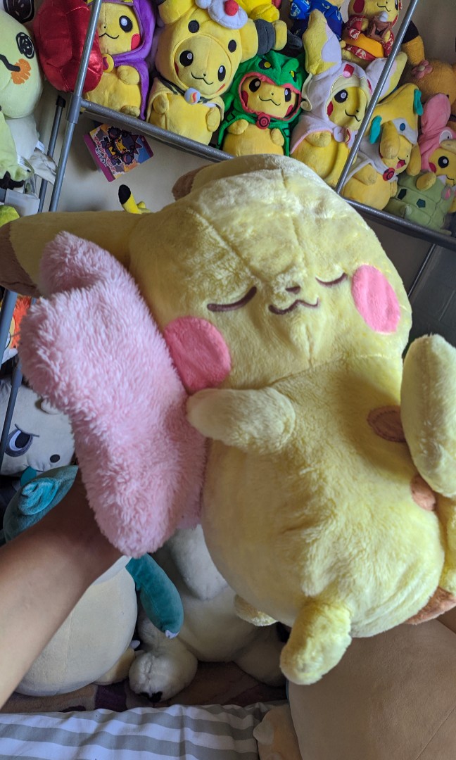 Sleeping Pikachu Bandai Spirit, Hobbies & Toys, Toys & Games on Carousell