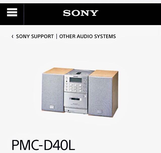 Sony Mini Hifi, TV & Home Appliances, TV & Entertainment, Entertainment ...