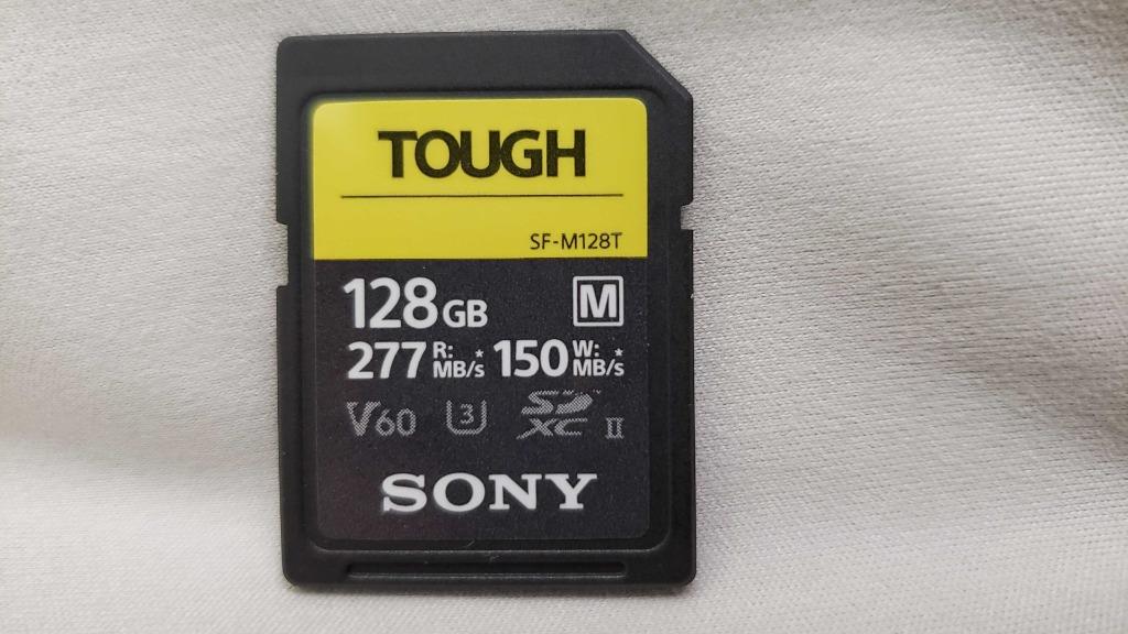 Sony M-Series Tough SF-M128T UHS-II SDXC 128GB [R:277 W:150], 攝影器材, 攝影 ...