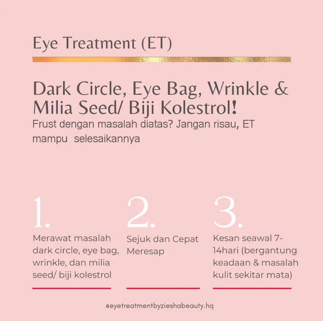 Susuk mata/Eye treatment, Beauty & Personal Care, Face, Face Care on ...