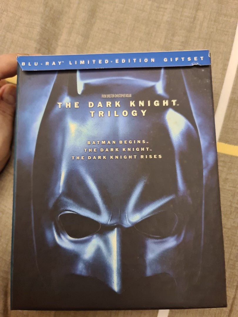The Dark Knight Trilogy Blu Ray, Hobbies & Toys, Music & Media, CDs & DVDs on Carousell