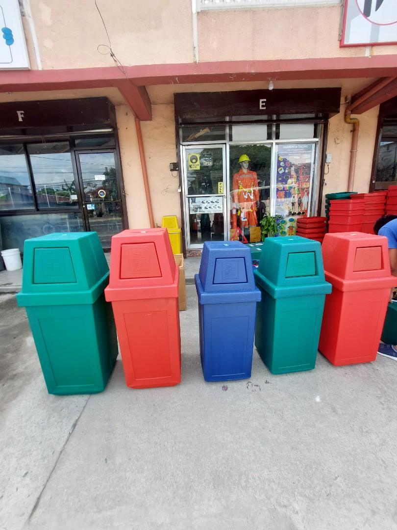 TRASH BIN SEGREGATION WASTE BIN BASURAHAN, Furniture & Home Living ...