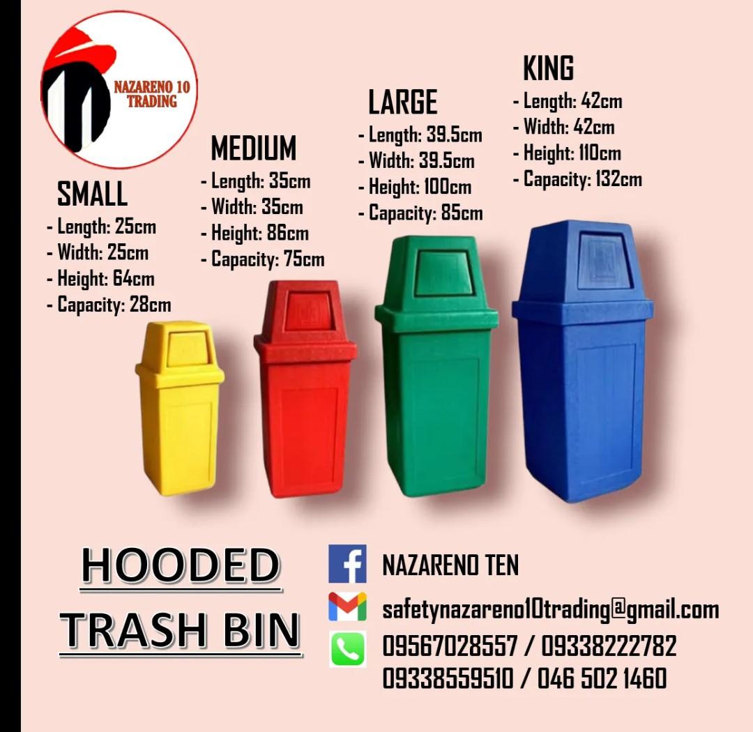 TRASH BIN SEGREGATION WASTE BIN BASURAHAN, Furniture & Home Living ...