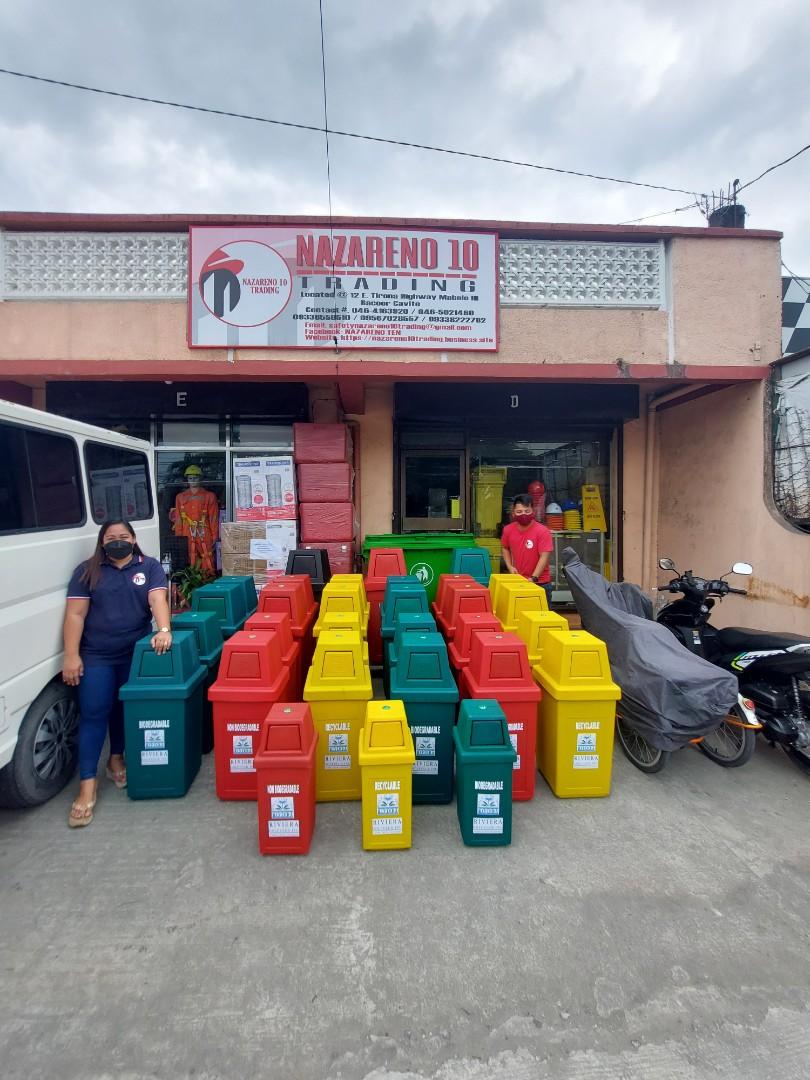 TRASH BIN SEGREGATION WASTE BIN BASURAHAN, Furniture & Home Living ...
