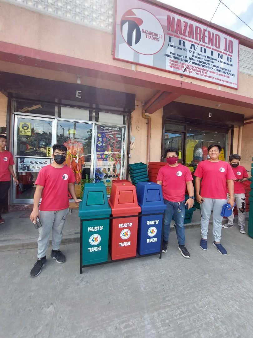 TRASH BIN SEGREGATION WASTE BIN BASURAHAN, Furniture & Home Living ...