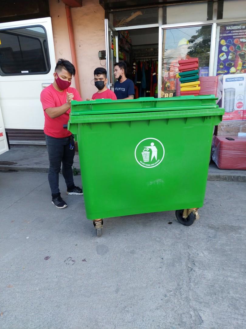 TRASH BIN SEGREGATION WASTE BIN BASURAHAN, Furniture & Home Living ...