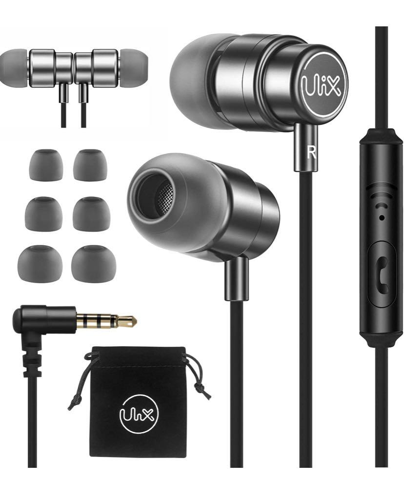 ULIX Rider Wired Earbuds in-Ear Headphones, Earphones with Microphone ...