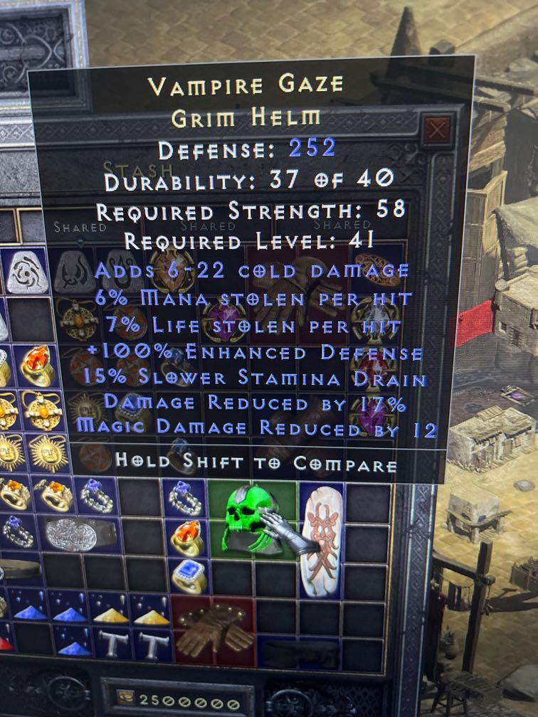 Vampire Gaze D2R, Video Gaming, Gaming Accessories, In-Game Products on ...