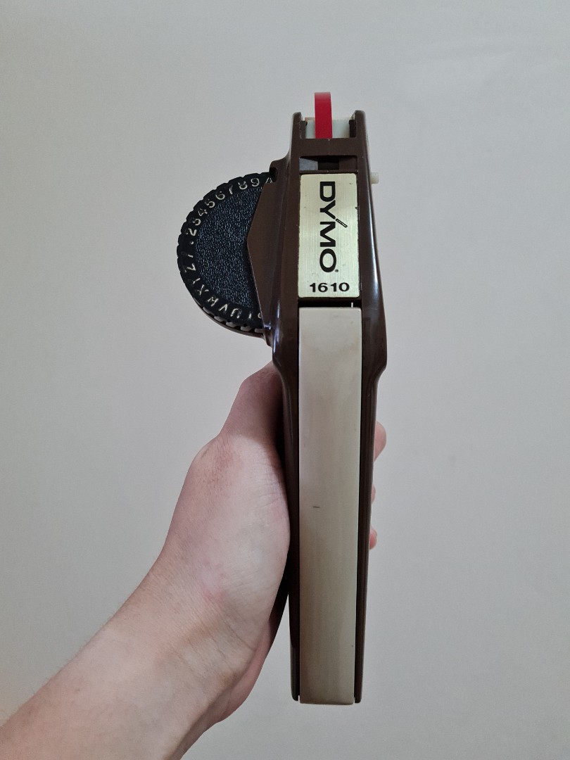 Vintage Working Manual Label Printer, Hobbies & Toys, Stationery ...