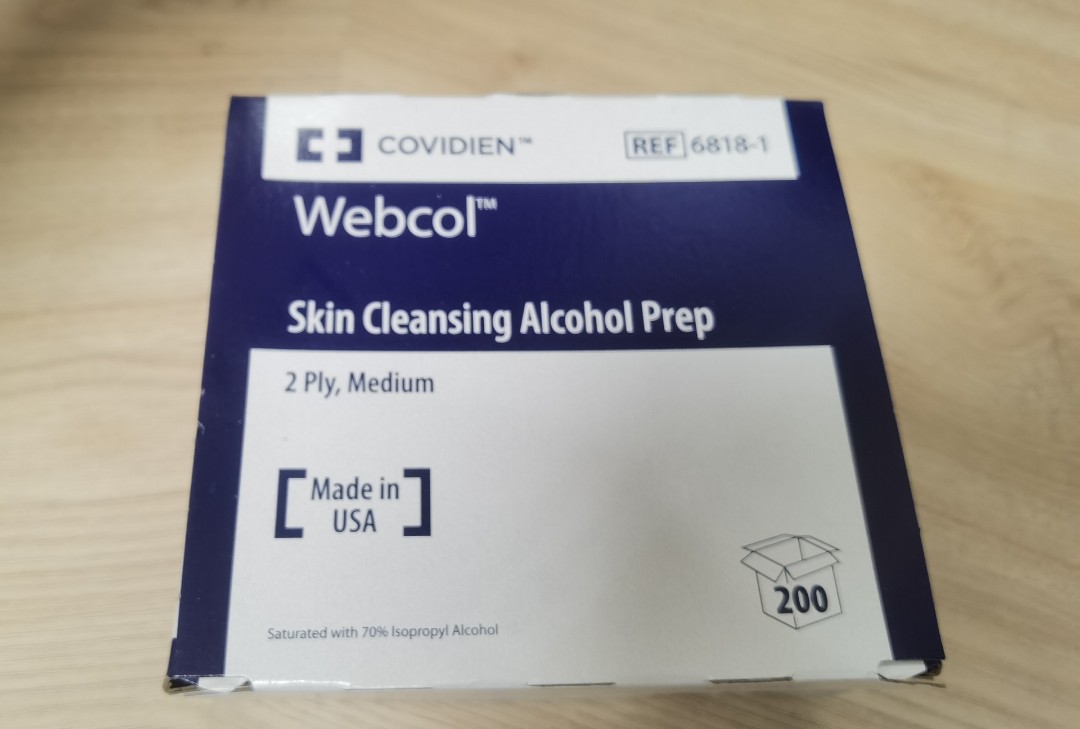 Webcol Alcohol Waps, Health & Nutrition, Medical Supplies & Tools on ...