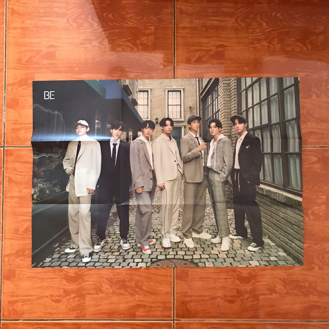 BTS BE Deluxe OT7/Group Poster + Postcards, Hobbies & Toys, Memorabilia ...
