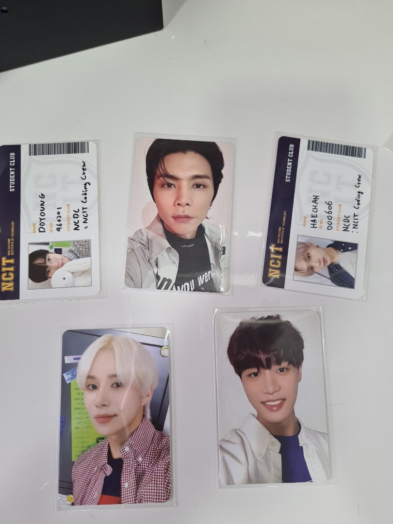 wts nct 127 ncit photocards student johnny haechan taeil jungwoo ...