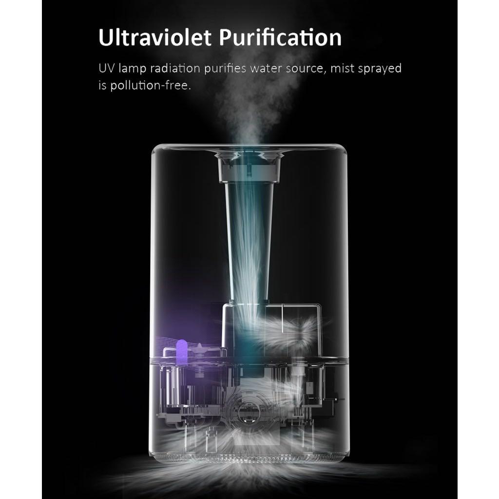 Xiaomi Deerma F628S Smart Humidifier 5L UV Lamp Sterilization 3 Gear 12H Timing Touch Display ...