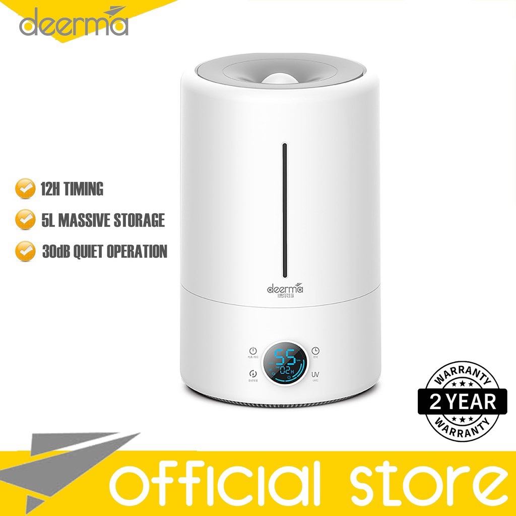 Xiaomi Deerma F628S Smart Humidifier 5L UV Lamp Sterilization 3 Gear 12H Timing Touch Display ...