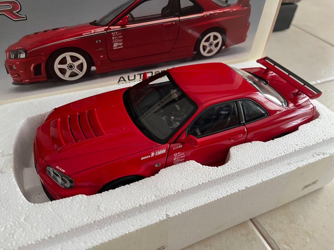1:18 AutoART Nissan Skyline GTR R34 Nismo R1 R-Tune Version, Hobbies ...