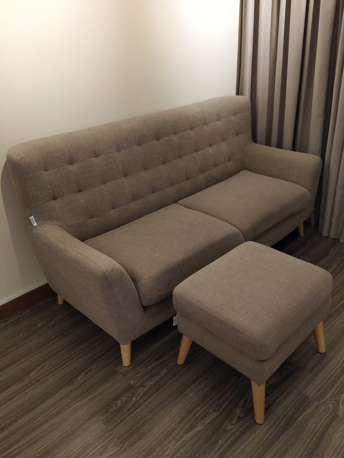 2-Seater / 3 Seater Sofa Couch Set with Leg rest, Furniture & Home ...