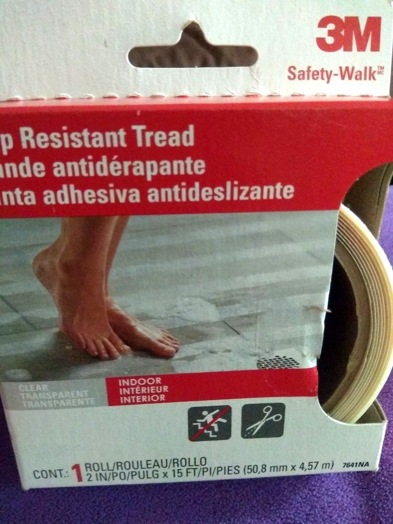 3M Slip Resistant Tread, Furniture & Home Living, Bathroom & Kitchen ...