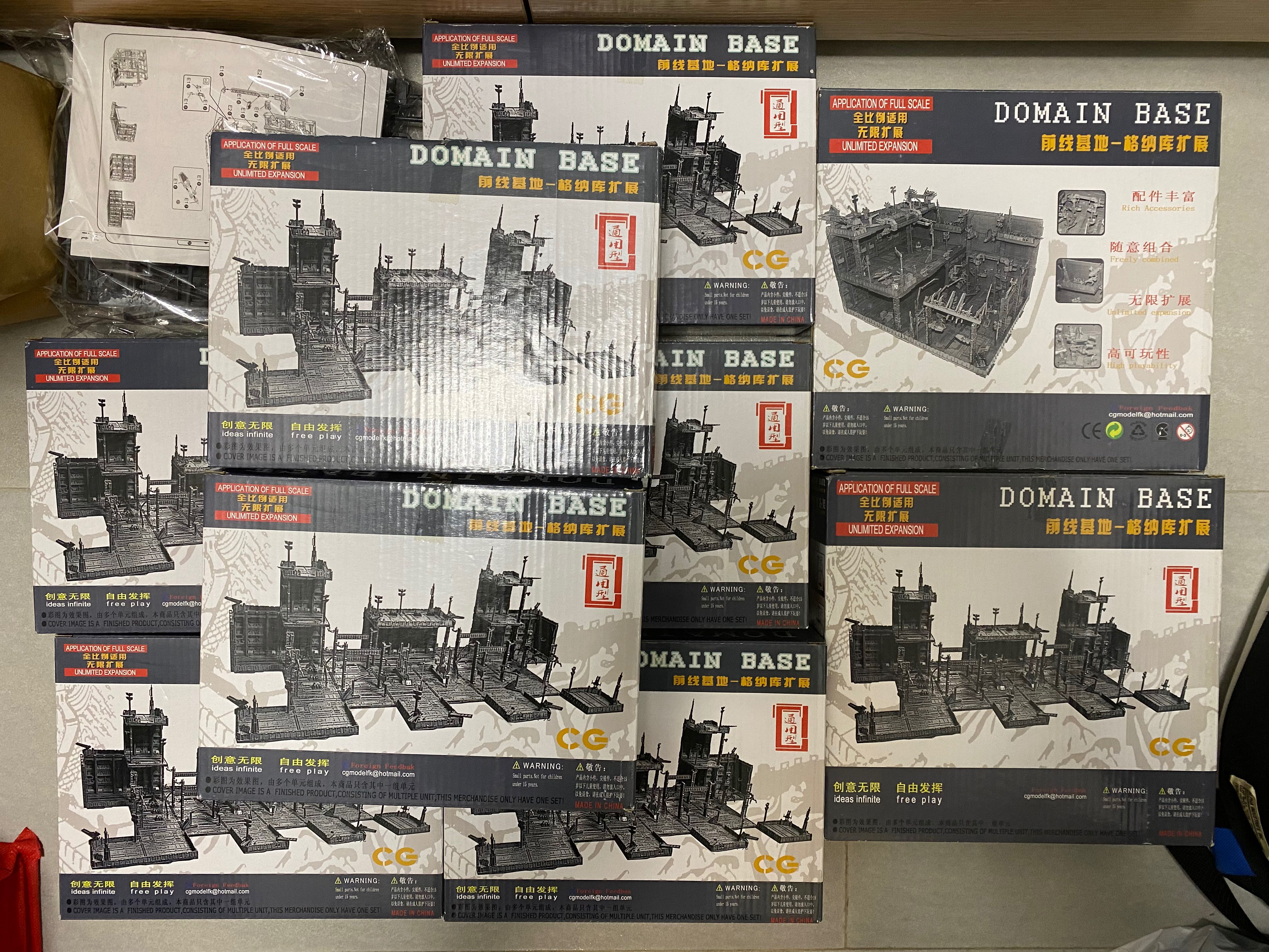 格納庫 Domain Base Gundam 高達 模型 通用 萬能 地台 支架 拆裝台 6寸 拆甲台 suit up gantry iron ...