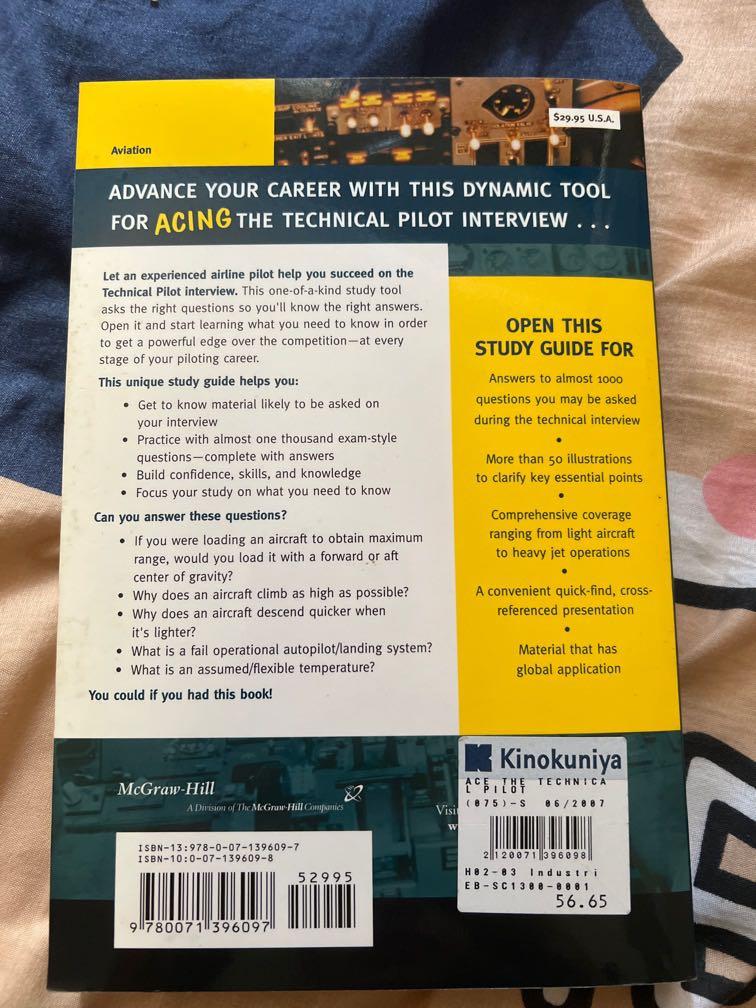 Ace the technical pilot interview book, Hobbies & Toys, Books & Magazines, Fiction & Non-Fiction ...