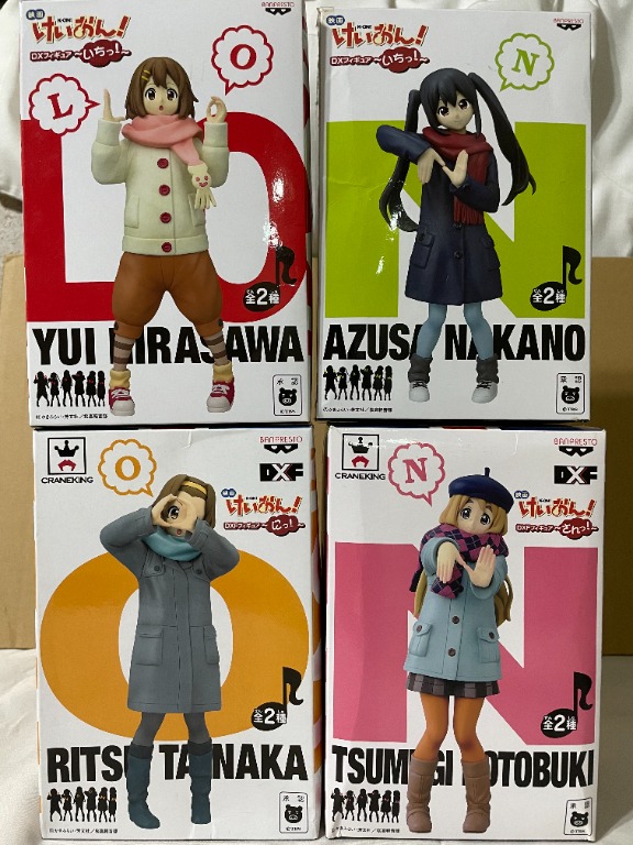 Anime Figure - K ON! DXF London Figure Set of 4, Hobbies & Toys, Toys ...