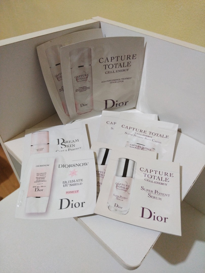 Assorted Dior Samples, Beauty & Personal Care, Face, Face Care on Carousell