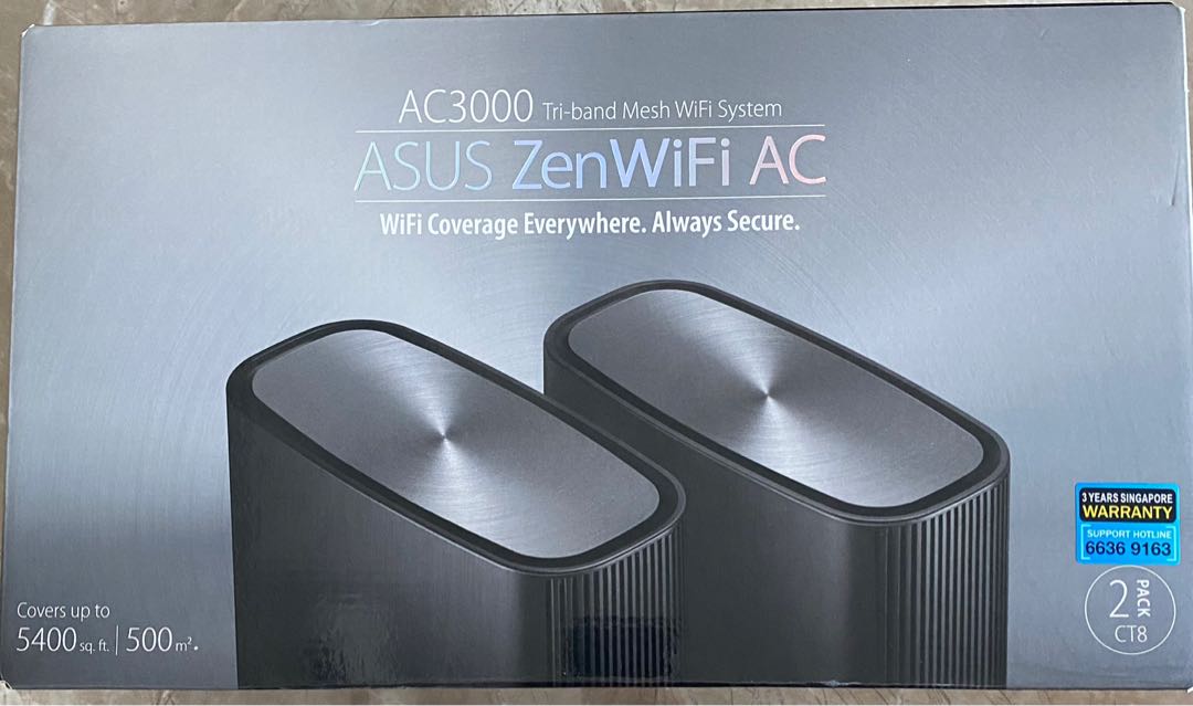Asus ZenWifi AC3000 CT8, Computers & Tech, Parts & Accessories, Networking on Carousell