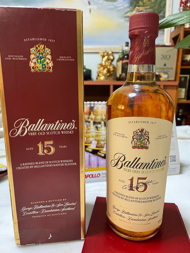 BALLANTINE’S VERY OLD SCOTCH WHISKY AGE 15 Years 750ml, Food & Drinks ...