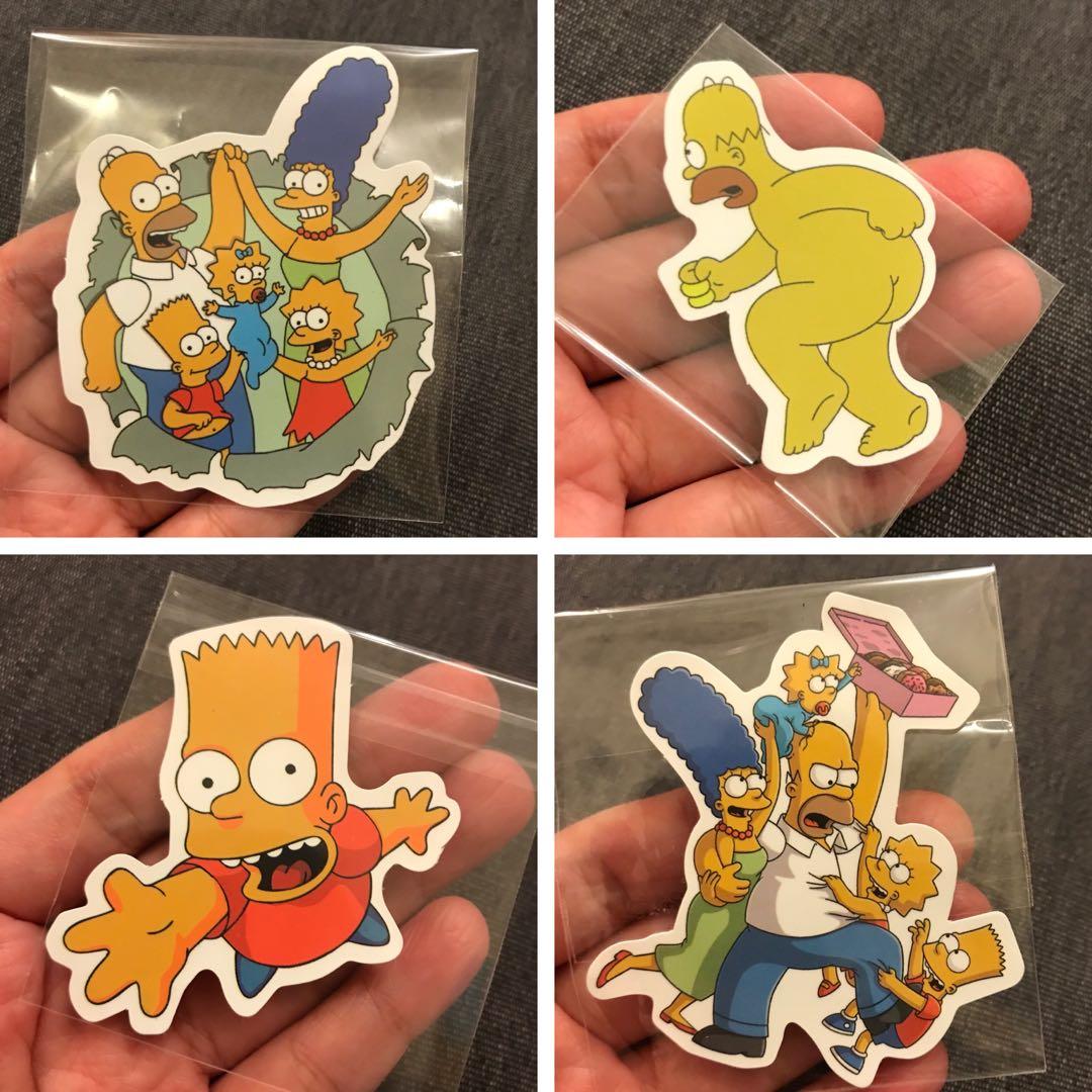 Bart Simpsons Homer stickers $0.80 each, Hobbies & Toys, Stationery ...