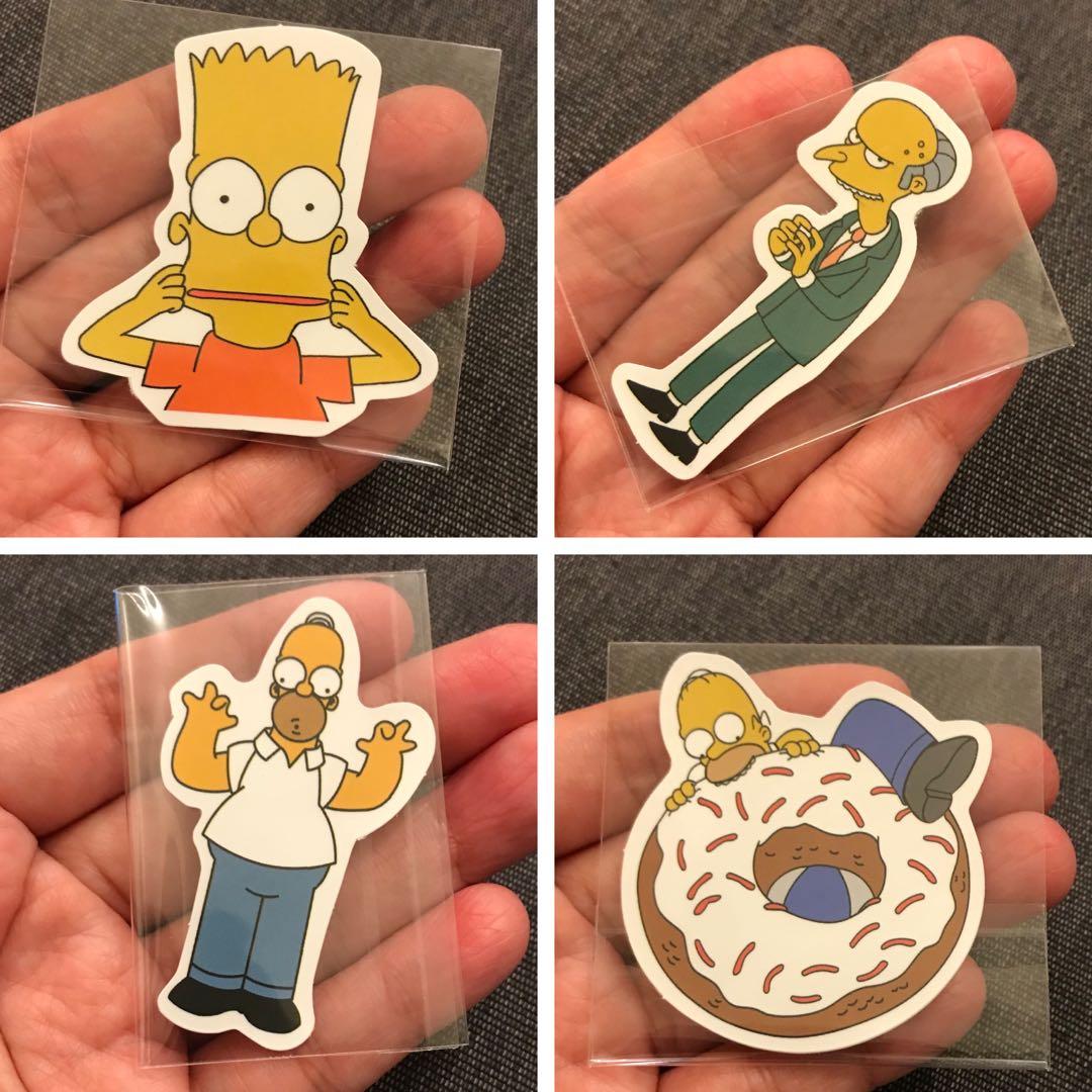 Bart Simpsons Homer stickers $0.80 each, Hobbies & Toys, Stationery ...