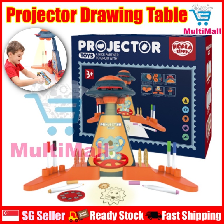Blue Frame Drawing Projector Table, Hobbies & Toys, Toys & Games on ...