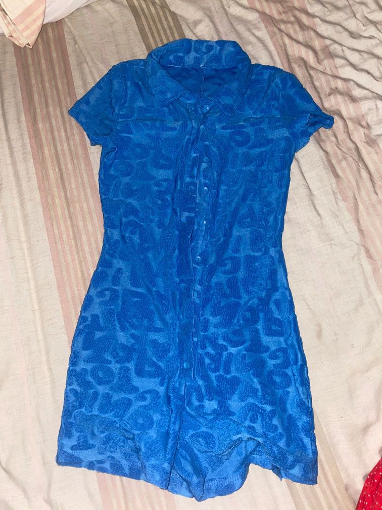 Blue Unitard, Women's Fashion, Dresses & Sets, Dresses on Carousell