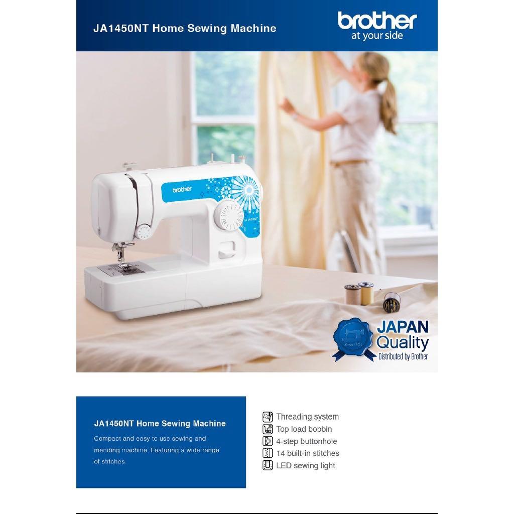 Brother Sewing Machine (JA1450NT), TV & Home Appliances, Other Home Appliances on Carousell