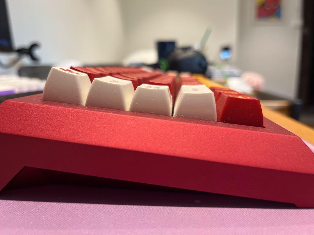 Burgundy Red Melody65 | Brass plate | Durock Stabs | Tangerines 67g| SA ...