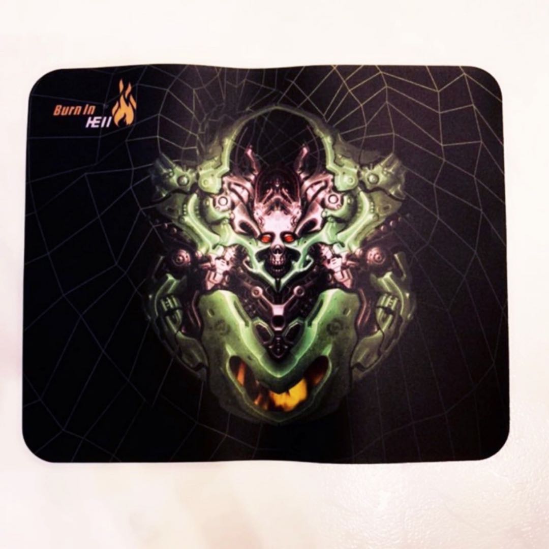 Burn In Hell Mouse Pad, Computers & Tech, Parts & Accessories, Mouse ...