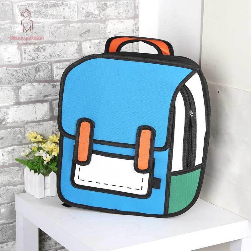 Cartoon 2D Bag / Backpack, Women's Fashion, Bags & Wallets, Backpacks ...