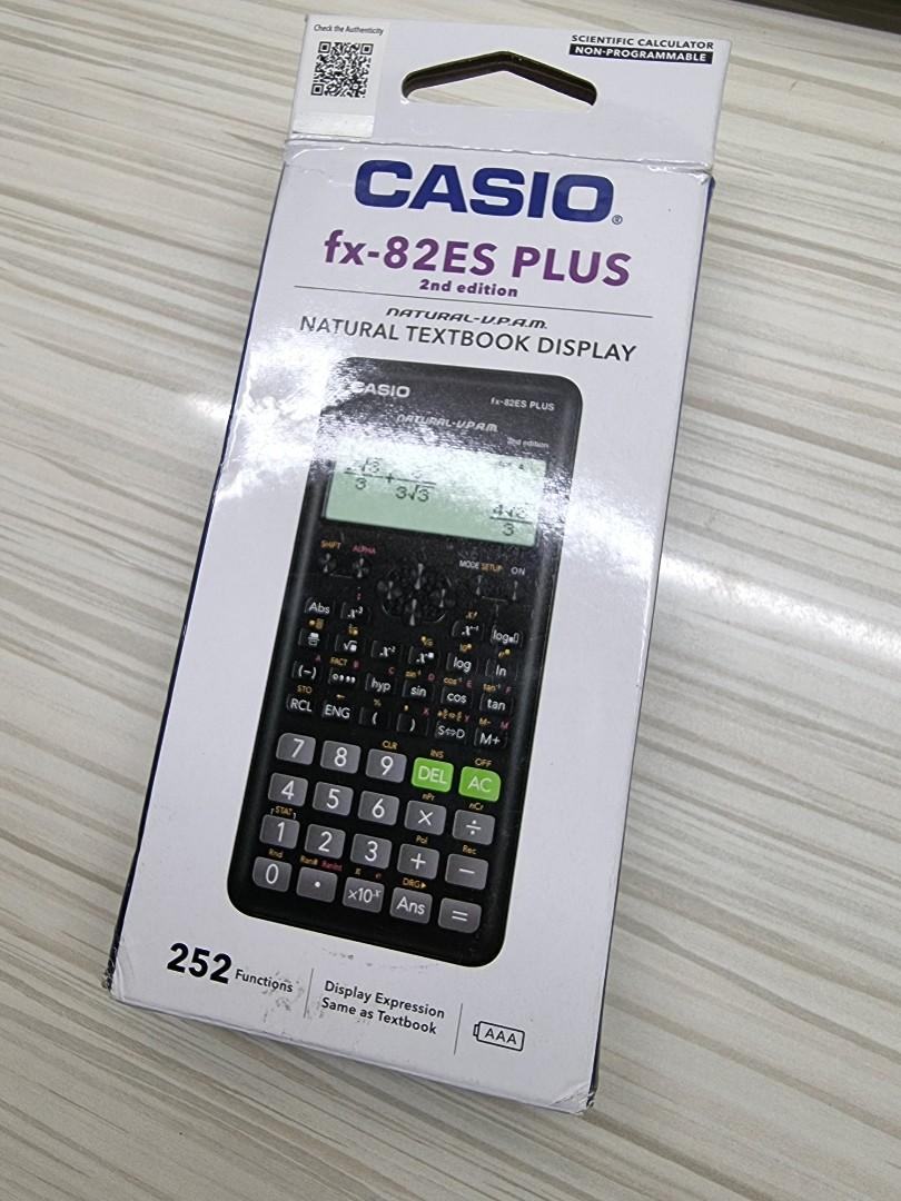 Casio fx-82ES PLUS 2nd Edition, Computers & Tech, Office & Business ...