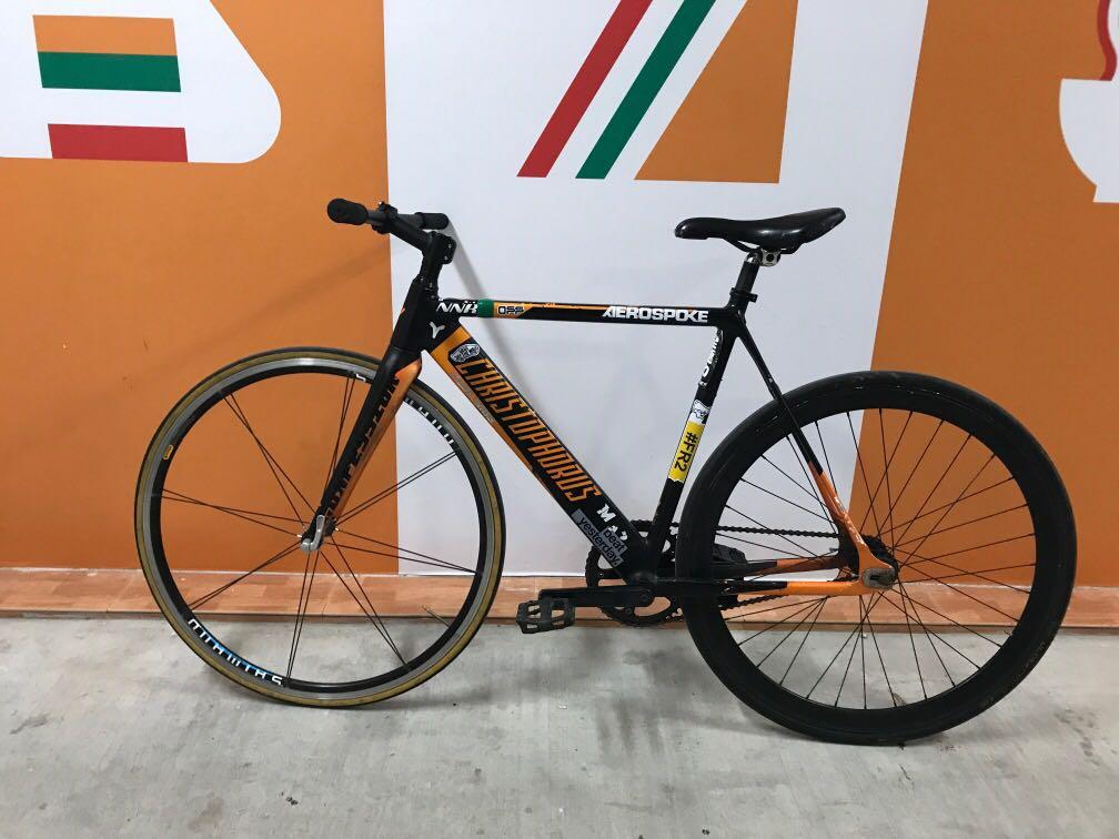 Christophorus fixie full bike, Sports Equipment, Bicycles & Parts ...
