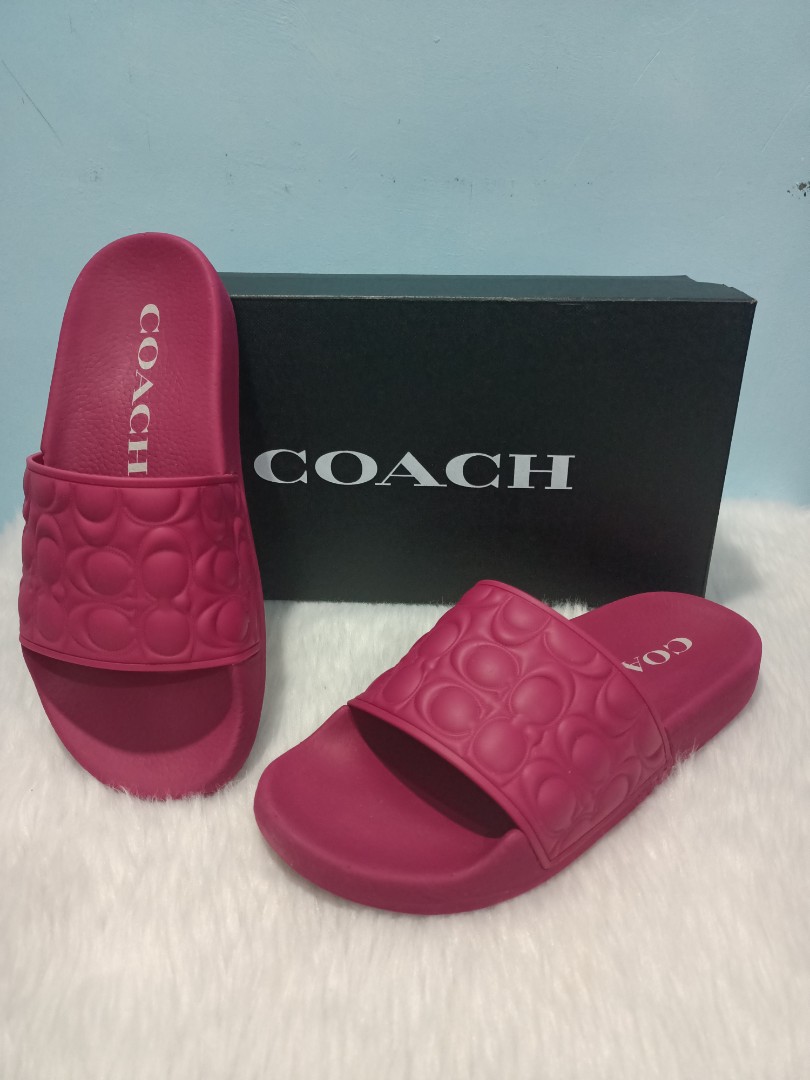 Coach Slides, Women's Fashion, Footwear, Slippers and slides on Carousell