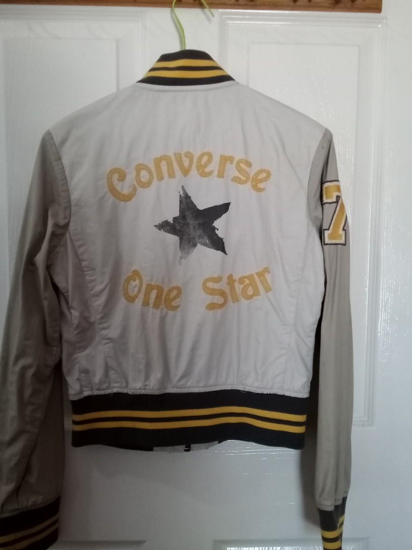 Converse jacket, Women's Fashion, Coats, Jackets and Outerwear on Carousell