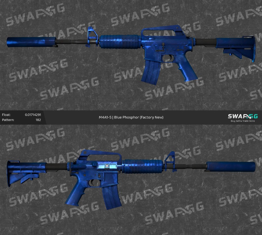 CSGO M4A1S Blue Phosphor FN, Video Gaming, Video Games, Others on Carousell