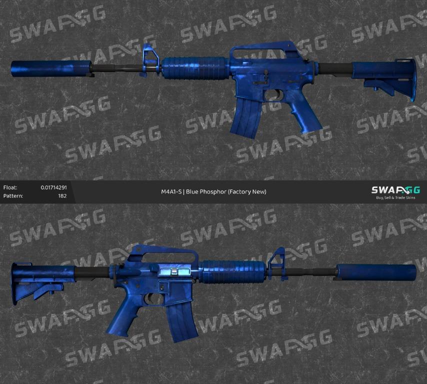 CSGO M4A1S Blue Phosphor FN, Video Gaming, Video Games, Others on Carousell