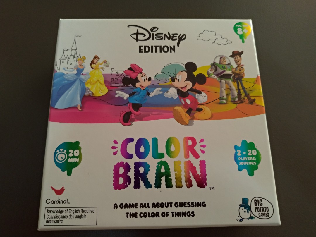 Disney Color Brain Board Game, Hobbies & Toys, Toys & Games on Carousell