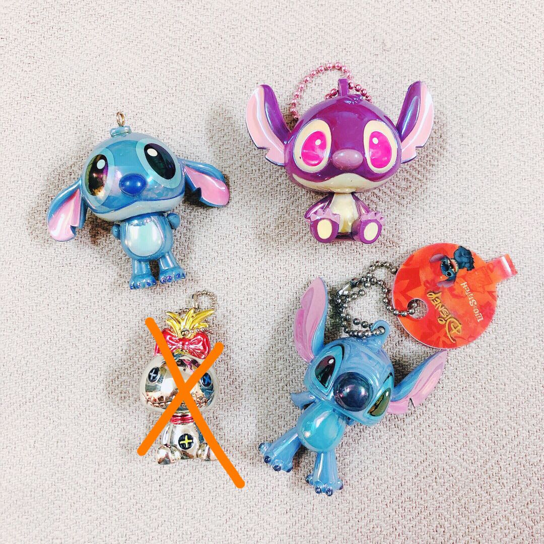 Disney Stitch Keychain (included 4), Hobbies & Toys, Toys & Games on ...