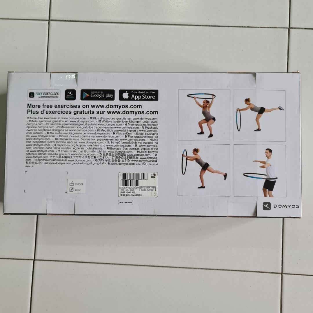 Domyos Gym Hoop 500, Sports Equipment, Exercise & Fitness, Toning ...