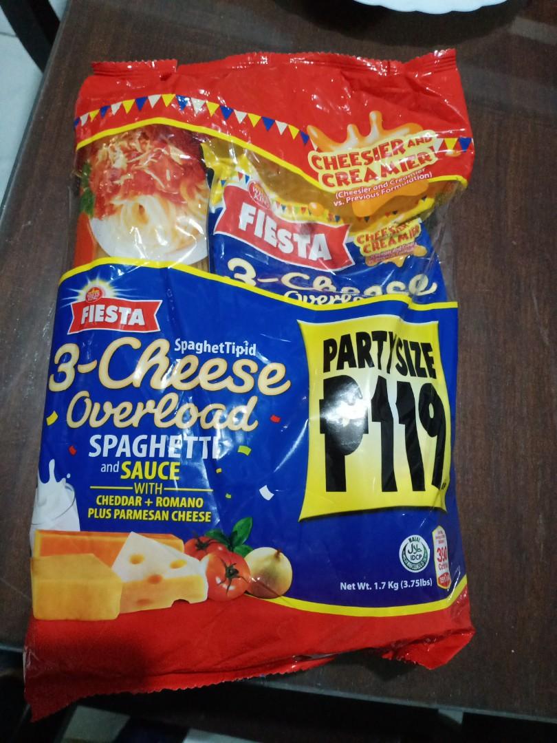 Fiesta P119 3Cheese Spaghettipid (Fiesta Spaghetti 800g and 3-Cheese ...