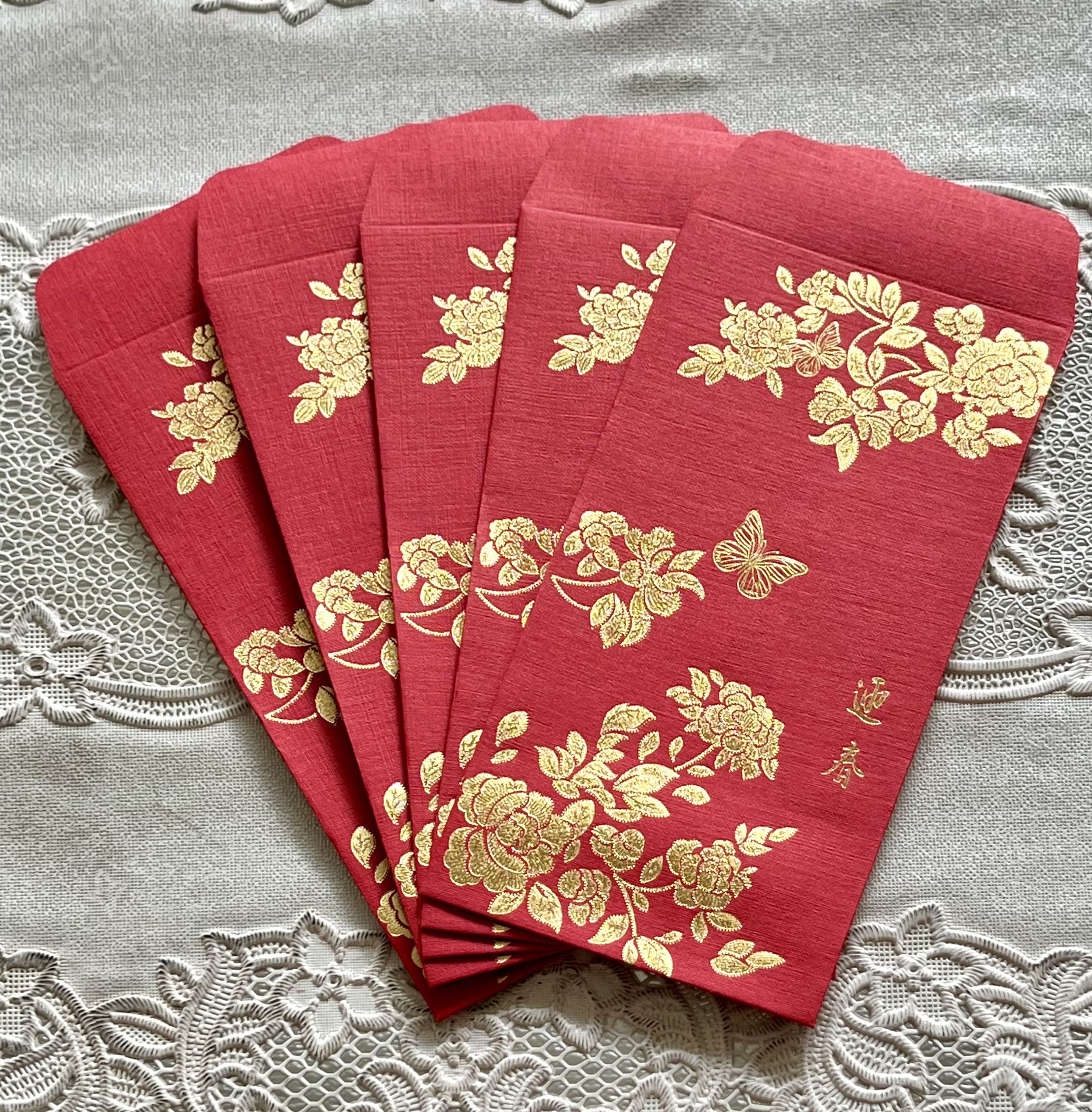 flower butterfly SMBC Red Packet CNY, Hobbies & Toys, Stationery ...