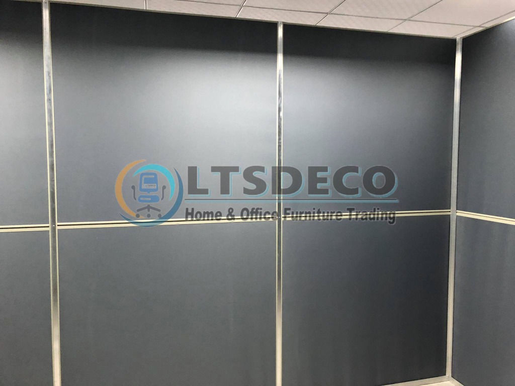 FULL FABRIC WALL PANEL OFFICE PARTITIONS, Furniture & Home Living ...