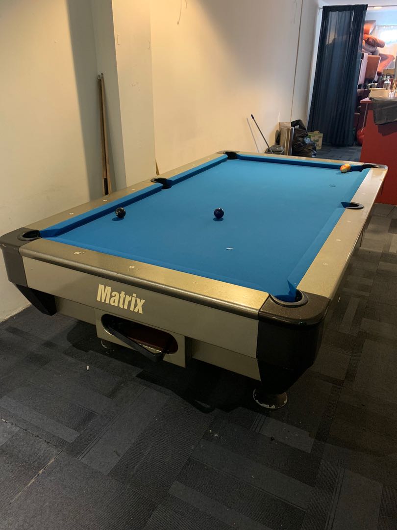 Free! FOC: Full sized billiard/pool table complete set, Furniture ...