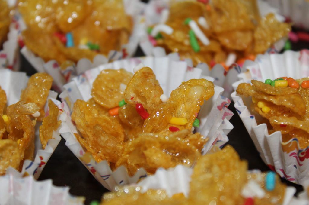 HONEY CORNFLAKES GOLDEN CRISPY HOMEMADE RAINBOW SPRINKLES CNY GOODIES ...